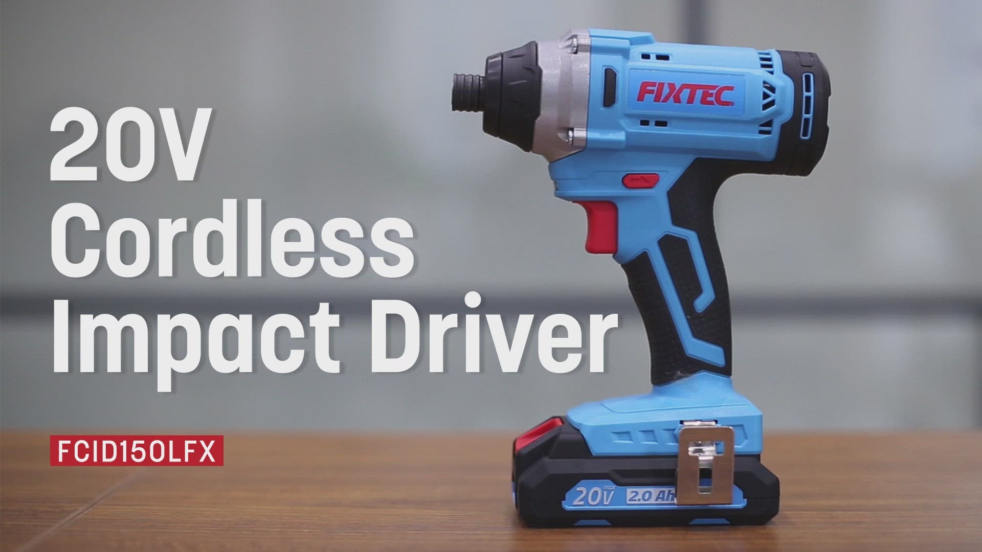 Fixtec 20V Li-Ion Cordless Brushless Impact Driver FCID150LFX - Skin O ...